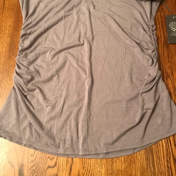 Vince Camuto | Tops | Vince Camuto Ruched Top V Neck | Poshmark